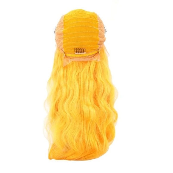Accessories | New Yellow Flame Body Wave Front Lace Wig 2 | Poshmark
